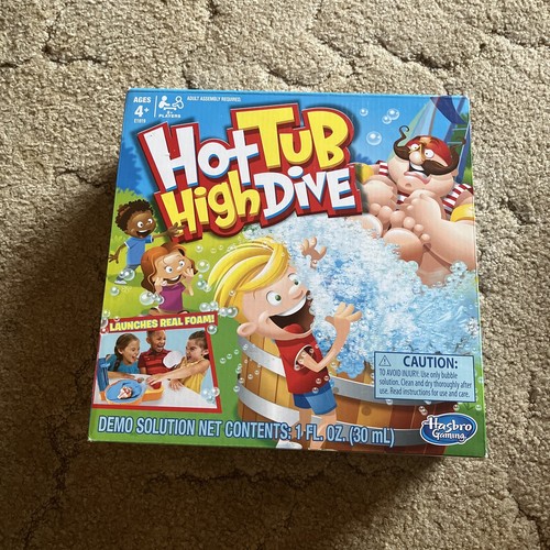 Hot Tub High Dive Launches Real Foam Board Game Hasbro Gaming New | eBay