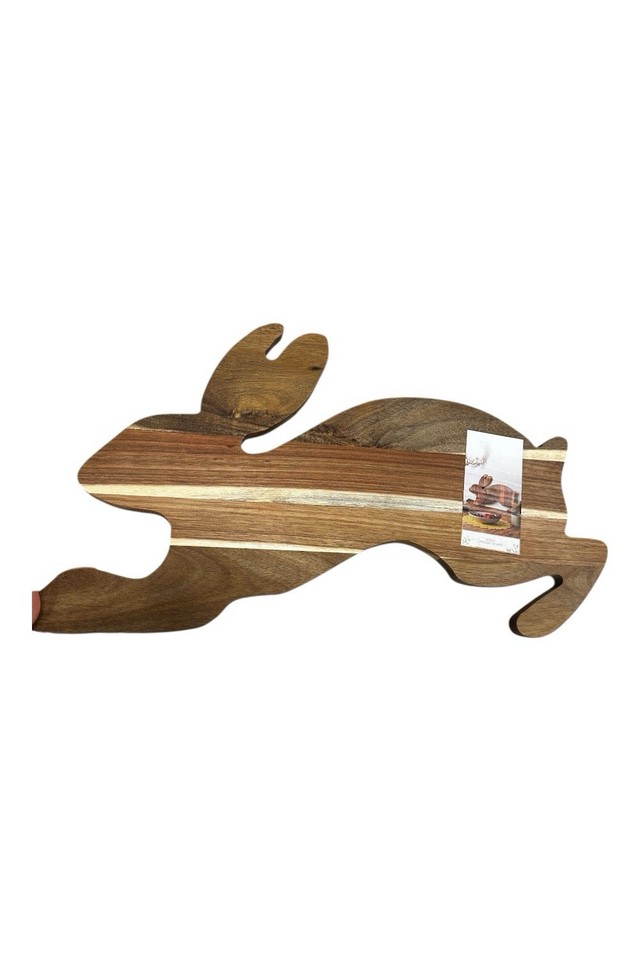 Spring Time Bunny Wooden Board Serving Board Decoration Easter | eBay UK