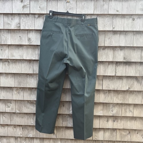 Vintage 70s Lee Polyester Pants Slacks Men's Size 34x30 Made In USA ...