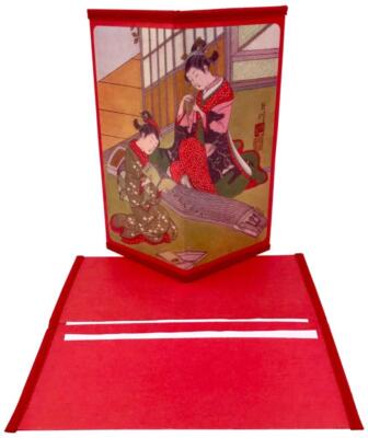 Japanese Rice Paper Wallets/3 In Decorative Gift Boxes 3 Designs Group ...