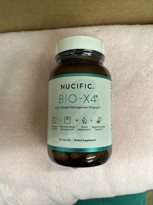 Nucific Bio-X4 Probiotic 90 Capsules Weight Management Supplement | eBay