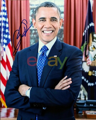 PRESIDENT BARACK OBAMA AUTOGRAPHED SIGNED 8x10 PHOTO reprint | eBay