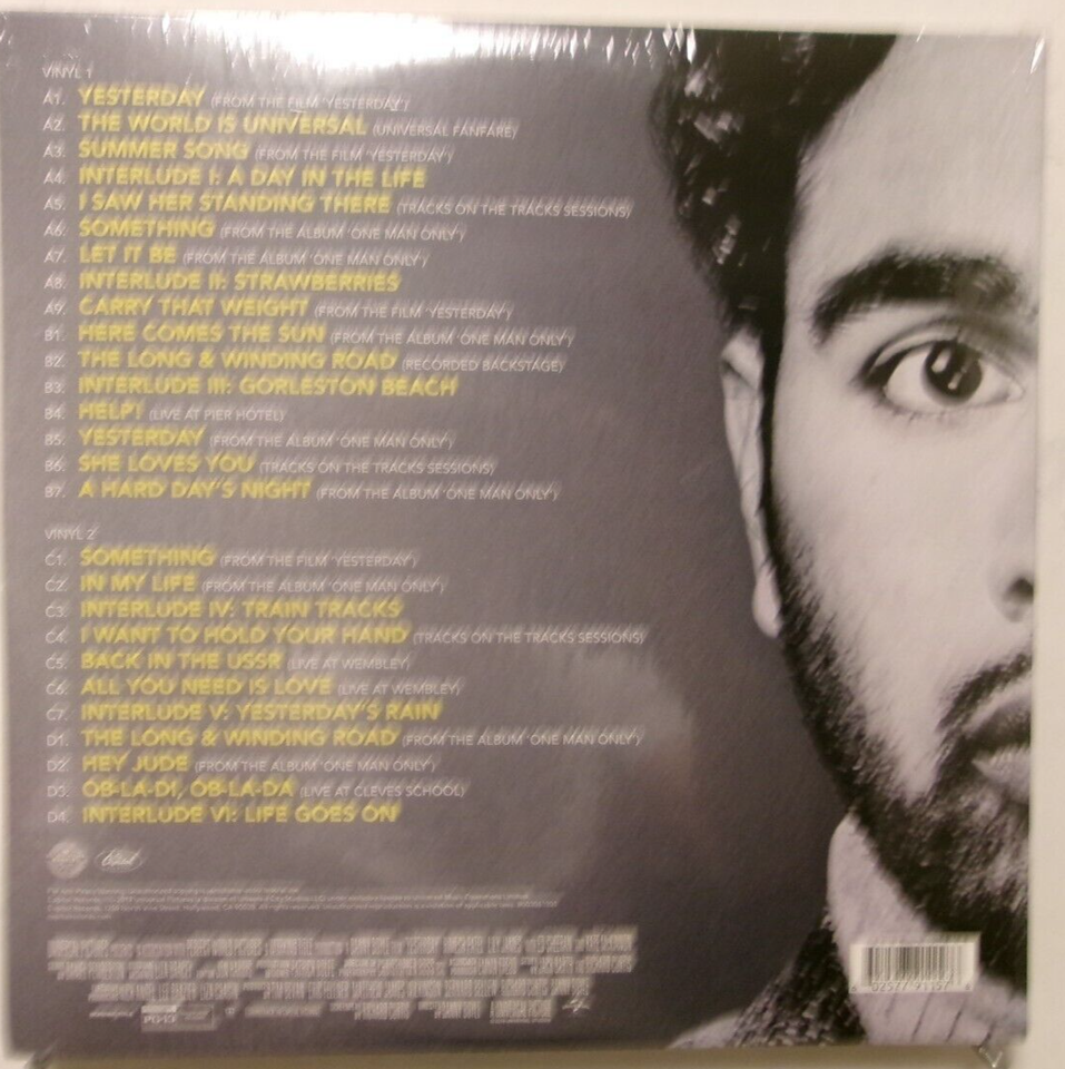 YESTERDAY (THE SOUNDTRACK w/ALL BEATLES SONGS ) SEALED 2019 YELLOW ...