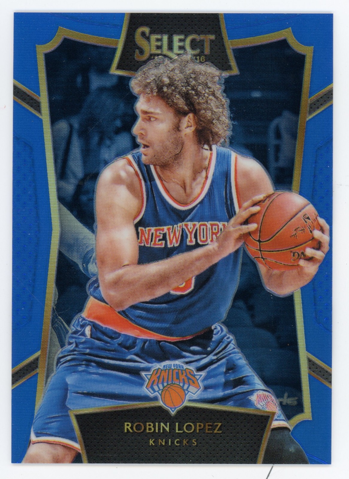 2015-16 Panini Select Robin Lopez #19 Blue Prizm #5/249 Knicks | eBay