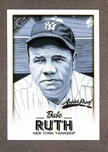 2018 Topps Gallery Babe Ruth New York Yankees #150 Artist Proof SP | eBay