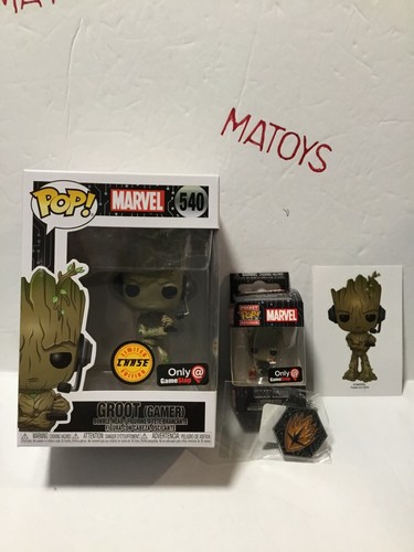 Funko Pop Mystery Box Marvel Gamer Groot GameStop Exclusive ( CHASE) BN ...