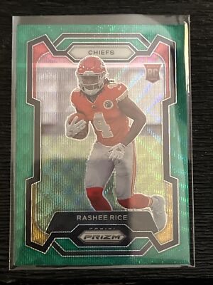 2023 Panini Prizm Football Rashee Rice #350 Green Wave RC Rookie Card ...