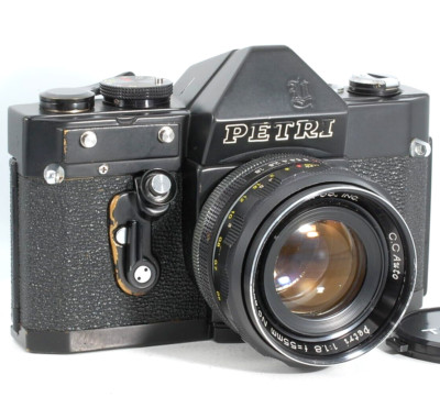 PETRI VI V6 Model6 Black 35mm SLR 55mm f1.8 C.C [Rare work] from Japan ...