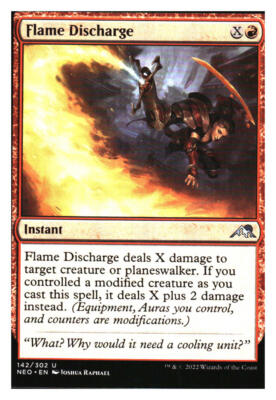 Flame Discharge Kamigawa: Neon Dynasty MTG - NM+ | eBay