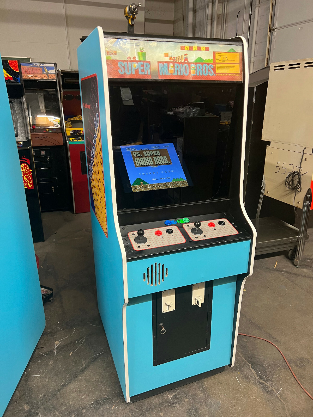 SUPER MARIO BROS NINTENDO VS ARCADE MACHINE by NINTENDO 1987 (Excellent ...