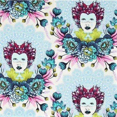 OOP Tula Pink Elizabeth 16th Century Selfie Sky, cotton fabric | eBay