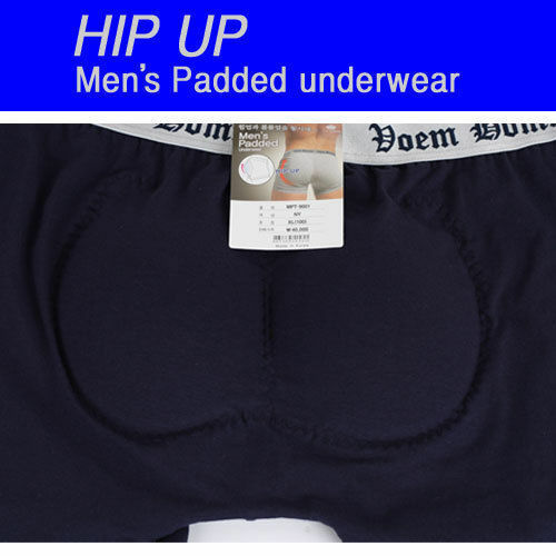 Mens Hip Up Volume Up Padded Drawers Underwear Boxers Panties Brief | eBay