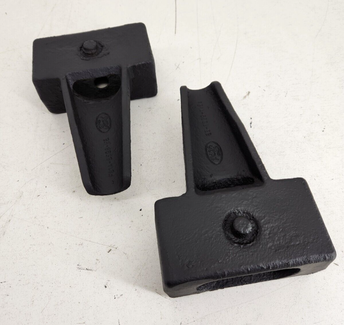 1999-02 Ford F250 F350 SD OEM Leaf Spring Spacer Lift Block 2.5" Set ...