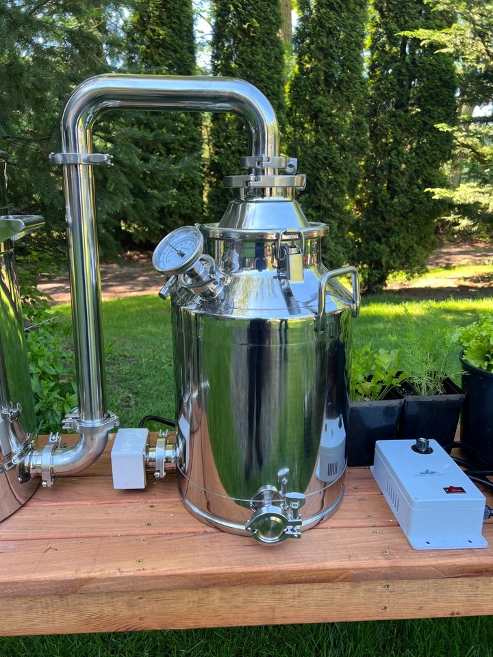 Essential Oil still-50L plant tank-30L boiling tank-Stainless Steel and ...