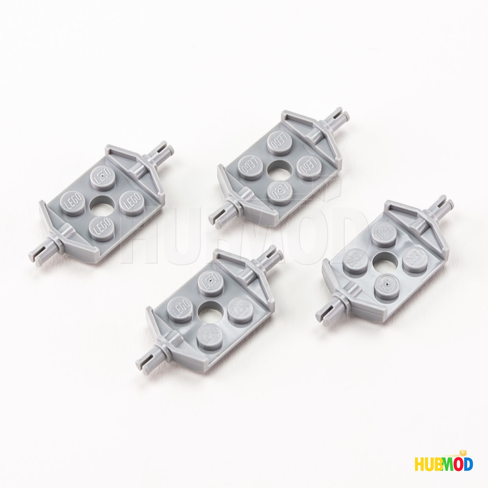 Lot of 4 LEGO 6157 Plate Modified 2x2 w/ Wheels Holder Axles Light ...