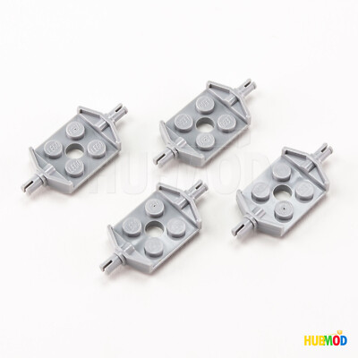 Lot of 4 LEGO 6157 Plate Modified 2x2 w/ Wheels Holder Axles Light ...
