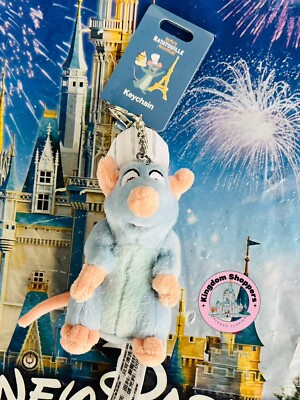 Disney Parks Bag Charm Keychain Plush Remy Ratatouille Epcot France New ...