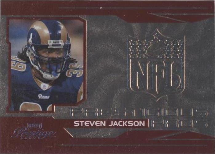 2007 Playoff Prestige - Prestigious Pros Steven Jackson #PP-19 Red /750 ...
