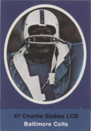 1972 Sunoco NFL Action Player Stamps - Charlie Stukes (RC) for sale ...