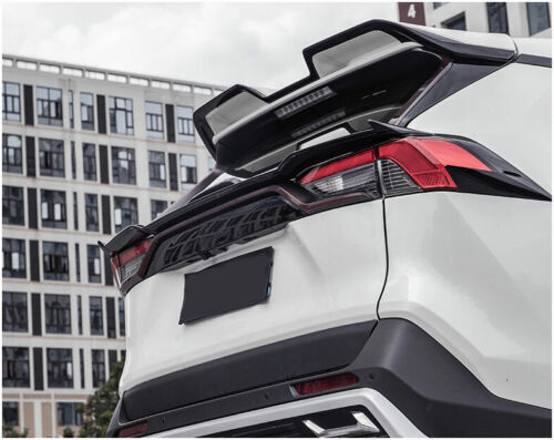 For 2019-2023 Toyota RAV4 Black ABS Rear Trunk Spoiler Tail Middle Lid ...