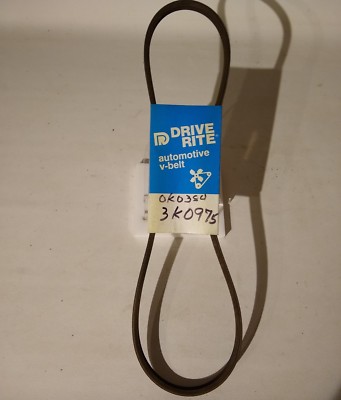 Drive Rite Automotive Serpentine Belt Part # 3K0975 | eBay
