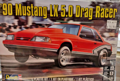 REVELL 4195 90 Mustang LX 5.0 Drag Racer Plastic Model NEW | eBay