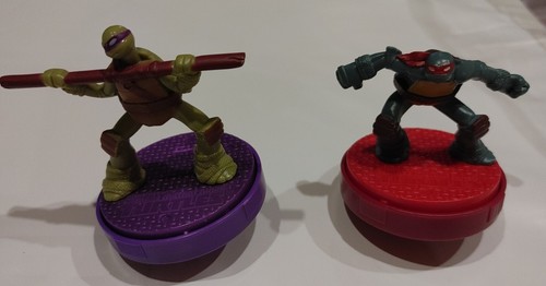 Vintage 2015 TMNT Spinning Figures Made By Viacom For McDonald's | eBay