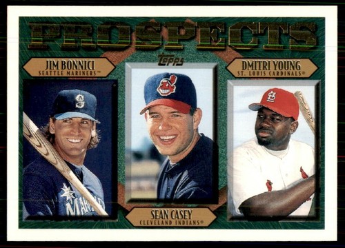 1997 Topps Prospects Jim Bonnici/Sean Casey/Dmitri Young Rookie #202 | eBay