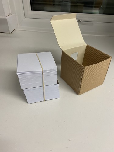 2 x 500 Loose Sheets Jotter Pad Block Memo Notepad Reminder Paper Cube ...
