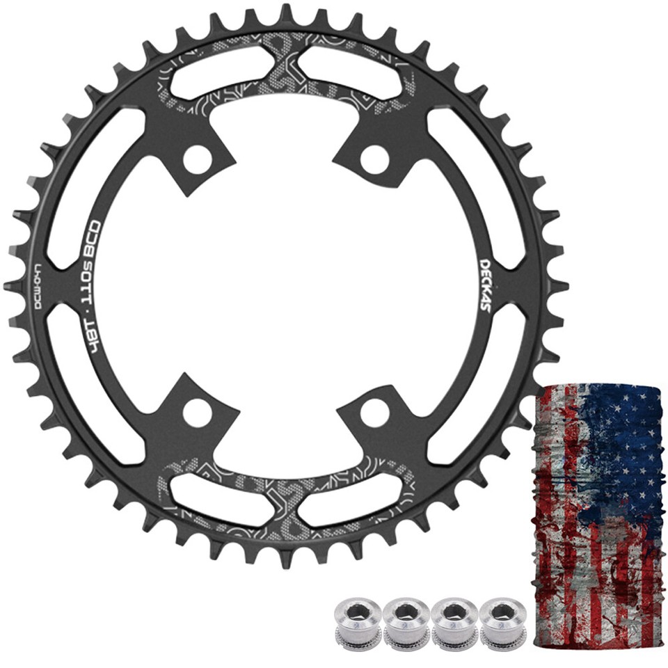 DECKAS 110BCD Narrow Wide Single Chainring 4-Bolts 36-54T for 7-12S | eBay