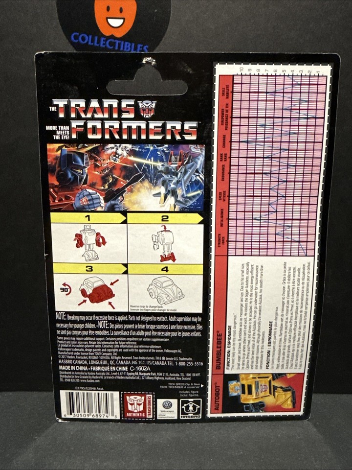 NEW SEALED Transformers Retro Reissue Minibot Bumblebee WALMART ...
