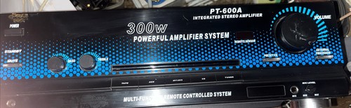 Pyle Pro PT-600A 300 W Amplifier System Multi Function RC with Remote ...