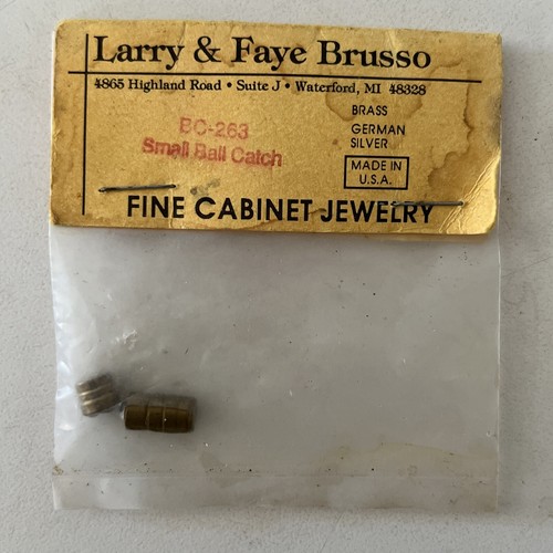 Larry & Faye Brusso BC-263 Small Ball Catch ~1/4" Solid Brass Bullet ...
