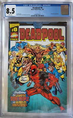 Deadpool #0 (1998, Marvel / Wizard)| CGC 8.5 WP Arnim Zola Wade Wilson ...