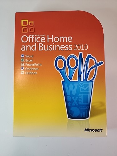 Microsoft Office 2010 Home & Business For 3 PCs Outlook/Excel/Word ...