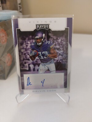 2017 Panini Playoff Rookie AUTO Dalvin Cook Autograph / 25 New York ...