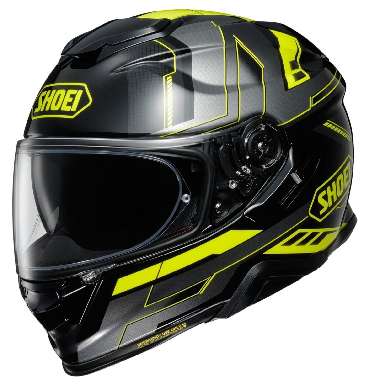 Shoei GT-Air II Aperture Motorcycle Helmet Black/Gray/Yellow | eBay