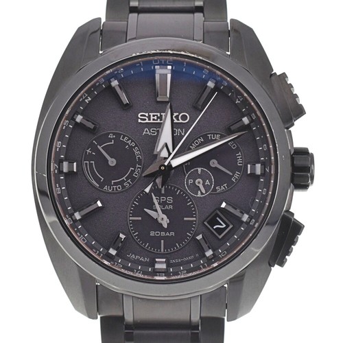 SEIKO Astron Global Line SBXC069 titanium Solar GPS Radio Men's Watch O ...