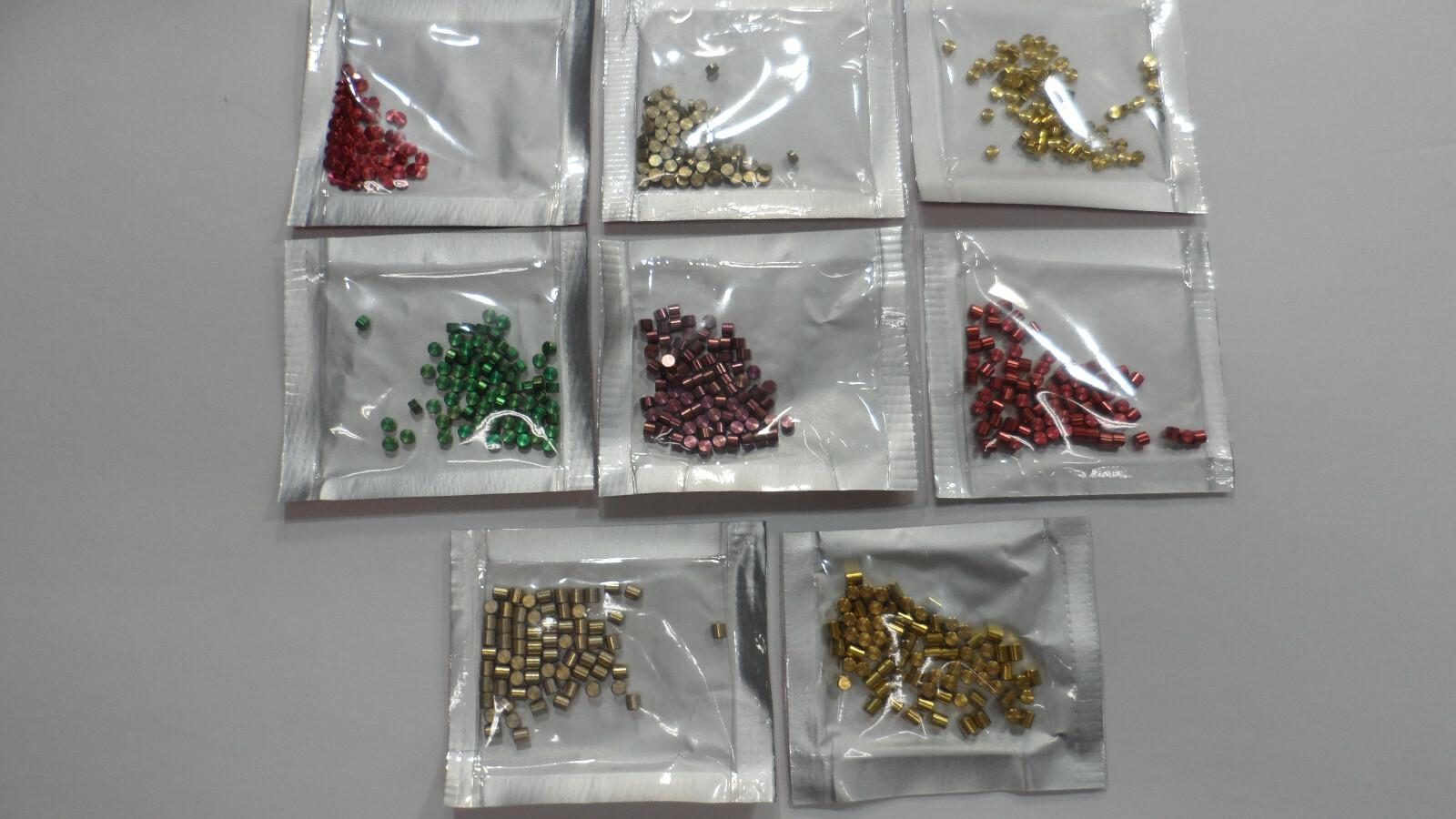 Lab Schlage master pin set of half packs #2-9T brass pins - 8 packs of ...