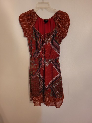 Rue 21 Boho Red Dress | eBay