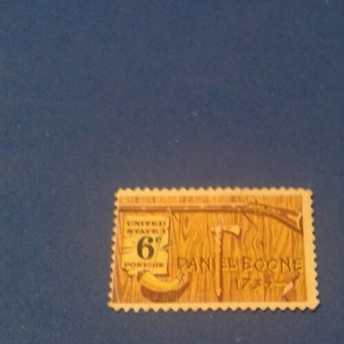 US Scott # 1357 Daniel Boone Single used 6 Cent Stamp 1968 VG. | eBay