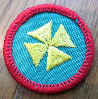 Girl Scout Gs Vintage Uniform Patch Merit Cross First Aid Medical Aide ...