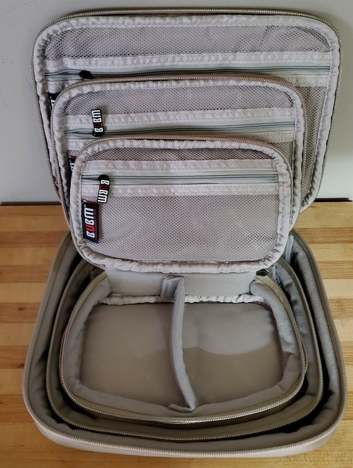 BUBM 3 Pc Organizer Travel Case Bag Set ( New ) | eBay