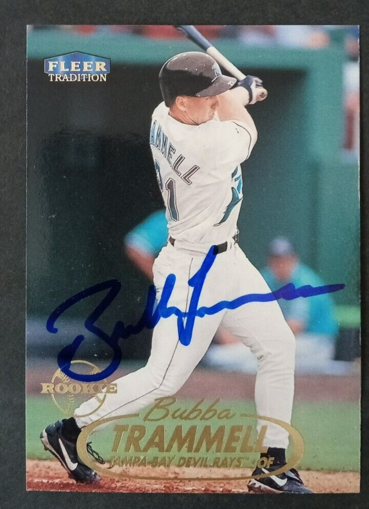 1998 Fleer (Tradition) SIGNED: Bubba Trammell, RAYS #481 | eBay