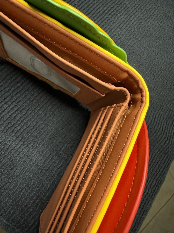 Cheeseburger Wallet Whimsical Krabby Patty Inspired Novelty Funny | eBay