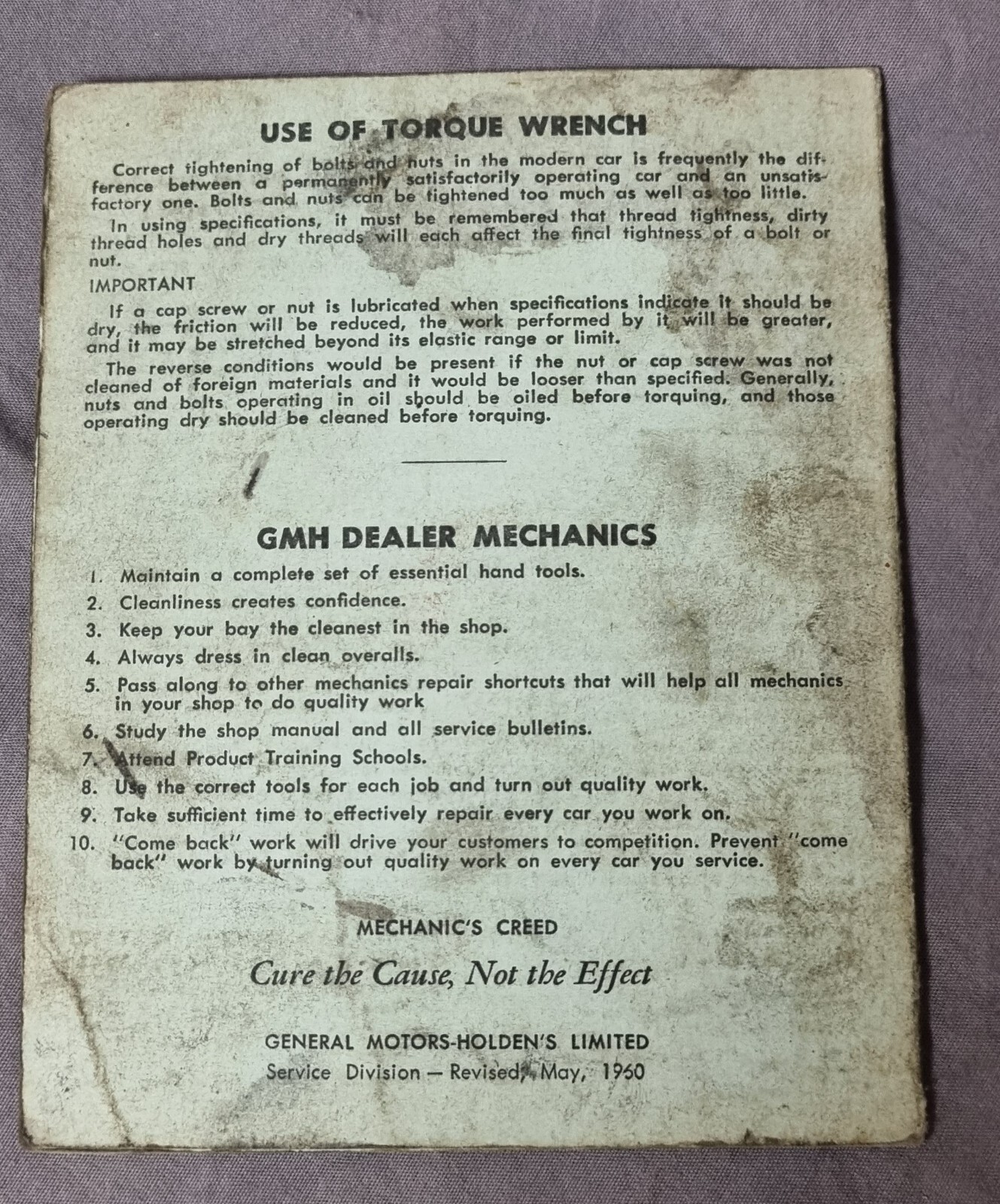 Holden FB Mechanics Guide | eBay