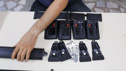 2009-2023 Ford Flex Roof Rack Cross Bars Black Set Luggage Rack Pair To ...