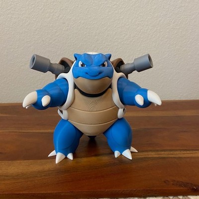 3D Printed Blastoise - Custom Art - Action Figure - 6" x 6" - Pokemon ...
