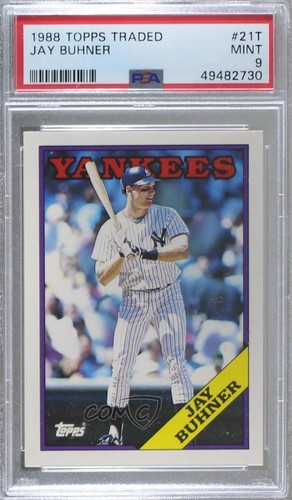 1988 Topps Traded Box Set Jay Buhner #21T PSA 9 MINT Rookie RC | eBay