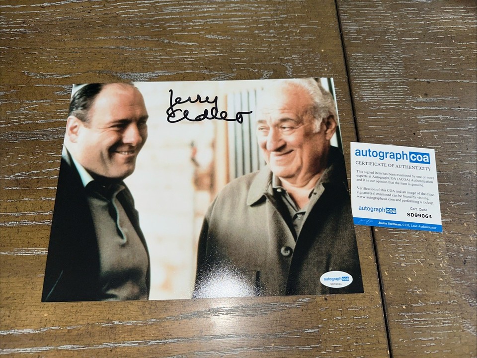 🚨 RARE JERRY ADLER SIGNED THE SOPRANOS 8x10 PHOTO HESH RABKIN ACOA 🚨 | eBay